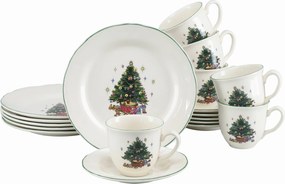 XXXLutz KÁVOVÁ SOUPRAVA Tannenbaum bunt 18dílné Creatable - Kávové servisy - 007768082902