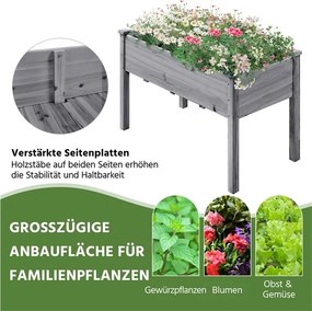 Vyvýšený záhon Yaheetech – výška 76 cm (256038994608)
