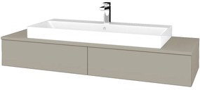 Dřevojas Koupelnová skříňka MODULE SZZ2 140 Varianta: M01 Bílá mat / M01 Bílá mat