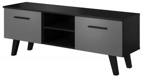 Hector TV stolek Oreto 140 cm černý/šedý