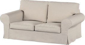 Potah na pohovku IKEA Ektorp 2-místná, rozkládací, STARÝ MODEL barva šedá látka pletený vzor