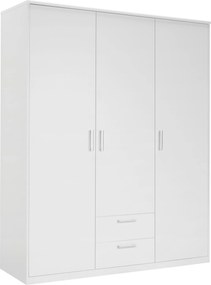 XXXLutz ŠATNÍ SKŘÍŇ S OTOČNÝMI DVEŘMI, bílá, 157/194/54 cm Xora - Šatní skříně - 000017003037