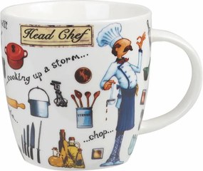 Hrnek z porcelánu Churchill China Head Chef, 400 ml