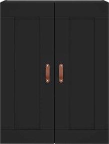 vidaXL Skříň highboard 69,5 x 34 x 180 cm kompozitní dřevo [3199850] Barva: Černá
