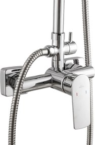 Invena Invena, DESZCZOWNIA Z BATERIE NATRYSKOWĄ STELONA, CHROM, INV-AU-34-B01-Q