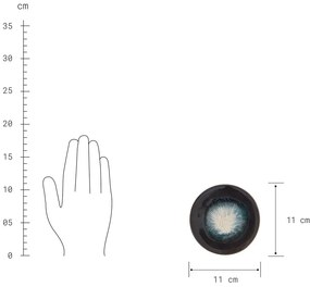 Butlers COSMOS Podtácek 11 cm - černá