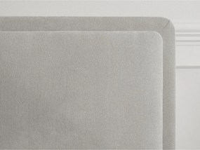Šedá čalouněná čalouněná dvoulůžková postel s roštem 180x200 cm Mara – Bobochic Paris