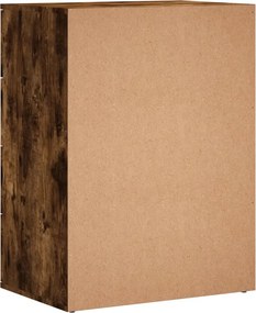 Příborníky 2 ks kouřový dub 60 x 39 x 80 cm kompozitní dřevo 3276627