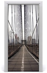 Fototapeta samolepící na dveře Brooklyn most 85x205 cm
