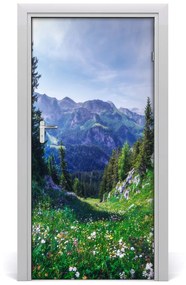 Fototapeta na dveře samolepící Alpy 85x205 cm