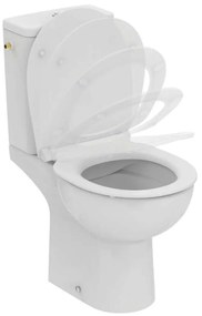 Ideal Standard Eurovit - WC kombi se sedátkem SoftClose, vario odpad, RimLS+, bílá W843301