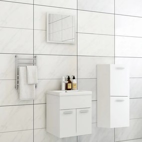Set koupelnového nábytku bílý dřevotříska 3071441