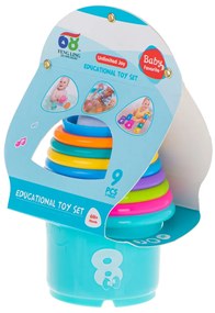 Creative Corner Vzdělávací hrnky věž s pyramidovými čísly a ovocem