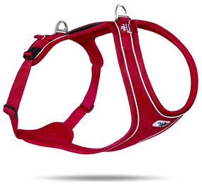 CURLI Postroj pro psy Belka Comfort Red L, 25-33 kg