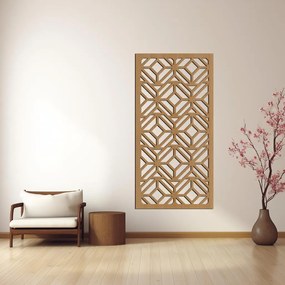 dřevo života Dřevěný dekorační panel na zeď CROSS Rozměry (cm): 30x60, Barevný vzor: Bílá