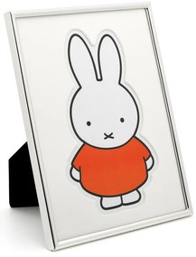 Kovový stojací/na zeď rámeček ve stříbrné barvě 15x20 cm Miffy – Zilverstad