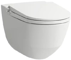 Laufen Cleanet Riva - Elektronický bidet s keramikou, Rimless, SoftClose, matná bílá H8206917570001