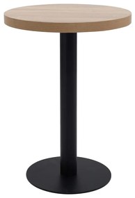 Bistro stolek světle hnědý 60 cm MDF - Default Title