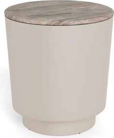 ACTONA Konferenční stolek CANGAS šedý ⌀45 cm