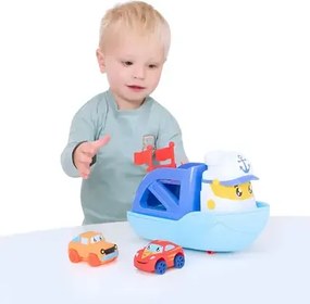 TEAMSTERZ Tiny Trajekt s 2 autíčky do vody / Hračka do vody / Plast /