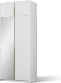 ADRK Furniture Alera II s nástavcem Skříň s otočnými dveřmi ADRK-W-ALER-100-WG