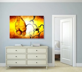 Obraz etno květ - 120x80 cm