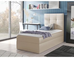 Kontinentální jednolůžková postel Kanvar 2, Strana: pravá, Rozměr postele: 80x200, Barva:: ekokůže Soft 029