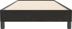 Postel Box Spring bez matrace černá 100x220 cm samet 3315863