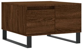 Konferenční stolek hnědý dub 55 x 55 x 36,5 cm kompozitní dřevo - Default Title