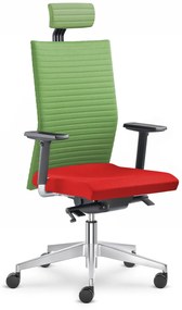 LD seating Element 435-SYS-F40-N6 - Kancelářská židle  - zelená/červená