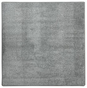 Vopi, Kusový koberec Messina šedá čtverec, 100x100, šedá, ložnice