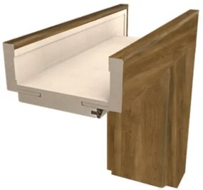 Obložková zárubeň DRE 60 cm pro tloušťku stěny 8-10,5 cm levá O1DPL60L