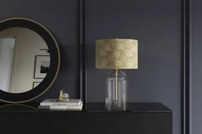 Designová stolní lampa Gellert 47 cm zlatá