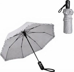 Skládací deštník NORVIA ⌀ 95 cm, světle šedý