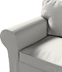 Potah na křeslo IKEA Ektorp barva šedá látka pletený vzor