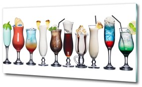 Wallmuralia Foto obraz skleněný horizontální Sada drinků 100x50