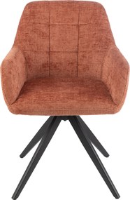 Oranžová jídelní židle Louna - 56*58*85 cm