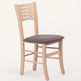 Stima Židle VERONA s čalouněným sedákem Odstín: Dub Sonoma, Látky: LUX antracit 6