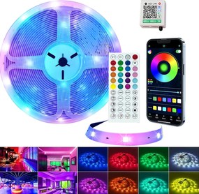 Led pásek Rgb Neon 24V 15 m Barevný Dálkový Ovladač 24V Led Set Aplikace