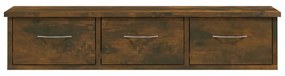 Petromila Nástěnná skříňka kouřový dub 88 x 26 x 18,5 cm kompozitní dřevo