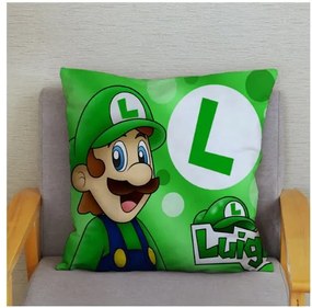 Potah na polštáře 45 x 45 cm "LUIGI" Motiv: Luigi