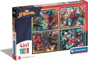 Clementoni PUZZLE Spiderman 4v1 / 12+16+20+24 dílků / od 3 let