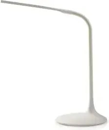 NEDIS LTLG3M1WT2 - Stmívatelná LED Stolní Lampa Bílá / Dotykové ovládá