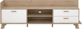 FALCO TV stolek Iker 717 jackson hickory/bílá