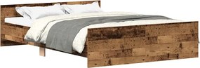 Rám postele bez matrace Staré dřevo 150x200cm Technické dřevo 3328745