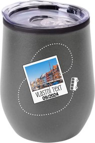 Personalizovaný termohrnek "BOWL" s fotkou a cestovatelským motivem