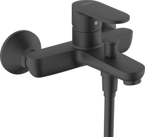 Hansgrohe Vernis Blend, nástěnná vanová baterie, černá matná, 71440670