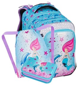 Bagmaster LUMI 24 A malý školní set pro prvňáčky – mořská panna