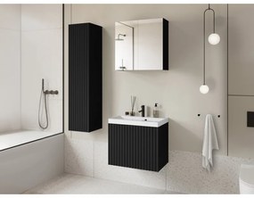 Koupelnový nábytek Damysos I, Barva: černý grafit, Sifon k umyvadlu: ne, Baterie: Economico BYU 020M
