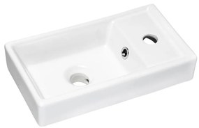 COMAD UM-VEDEA 40 - Umyvadlo na desku VEDEA 40x22 cm keramika/lesklá bílá UM-VEDEA 40
